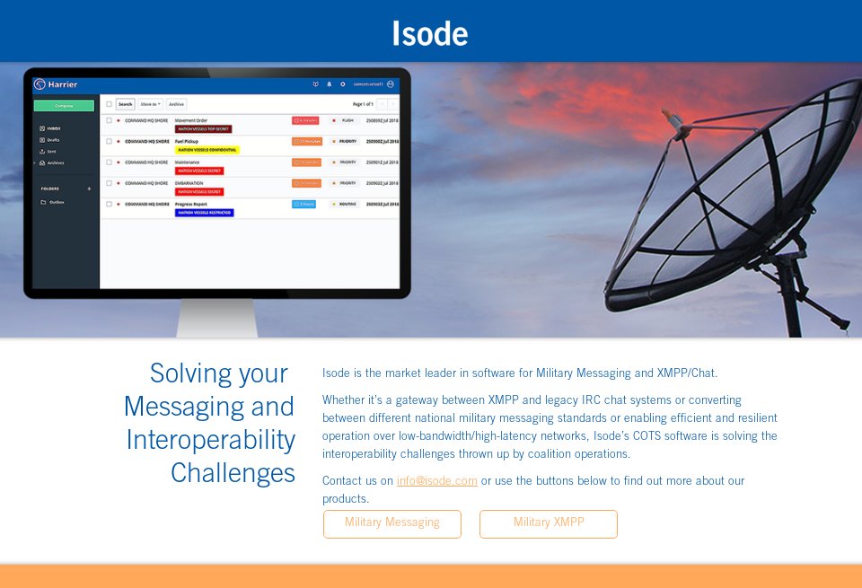 Isode - Global Defence Technology | Issue 113 | July 2020