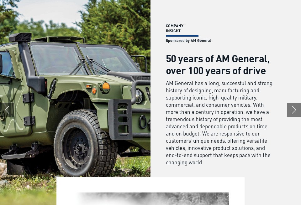 AM General Company Insight - Global Defence Technology | Issue 128 ...